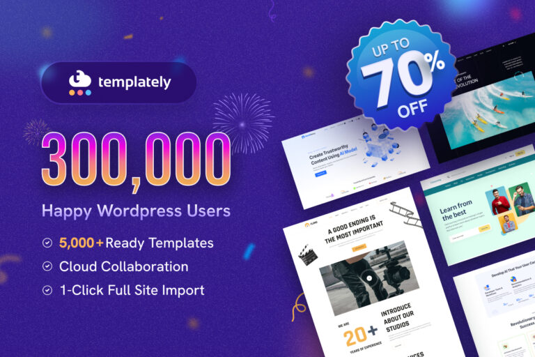 New Milestone for the Best WordPress Template Library: Celebrating 300K ...
