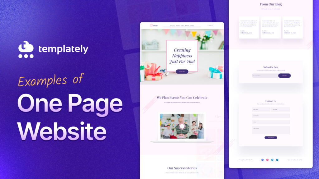 10 Stunning One-Page Website Examples Trending in 2025 - Templately Blog